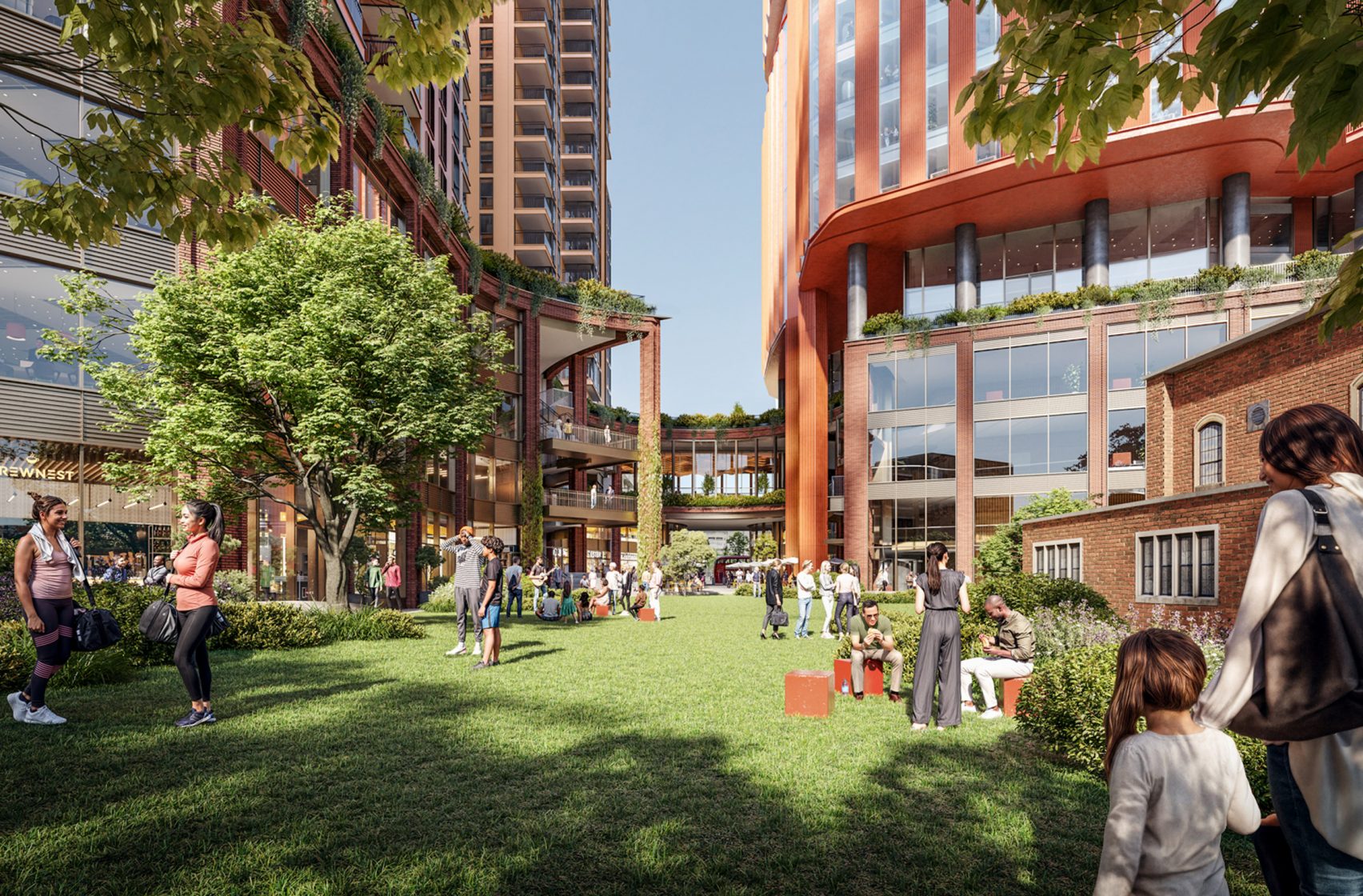 Foster + Partners reveals skyscrapers overlooking Thames in London