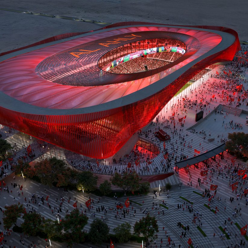 First Images Revealed Of Worlds Largest Football Stadium 4365