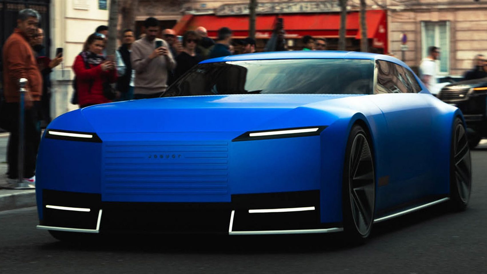 Jaguars Type 00 Concept Car Spotted Driving On The Streets Of Paris