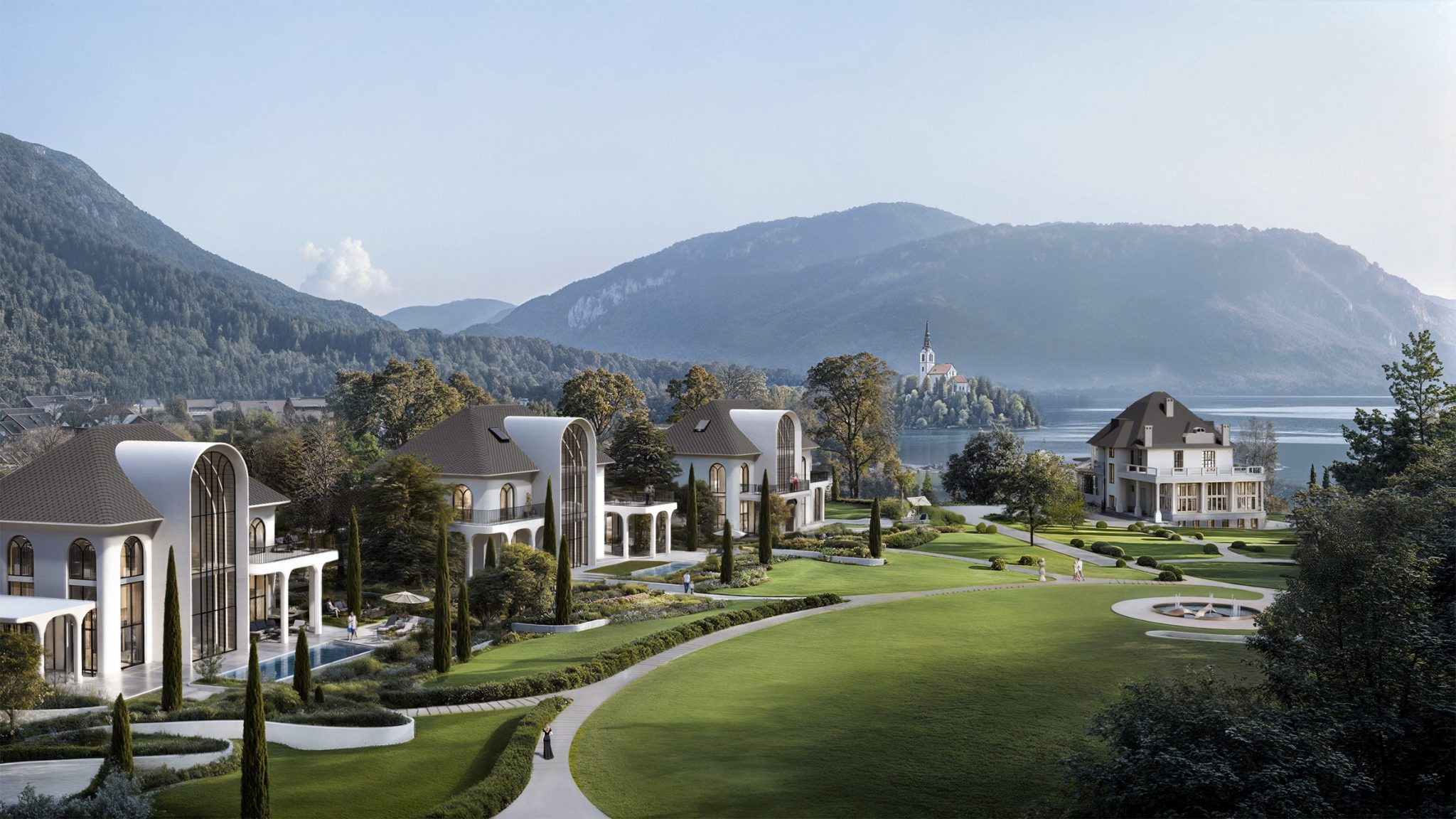 Tim Fu uses AI as "design collaborator" for Slovenian housing development