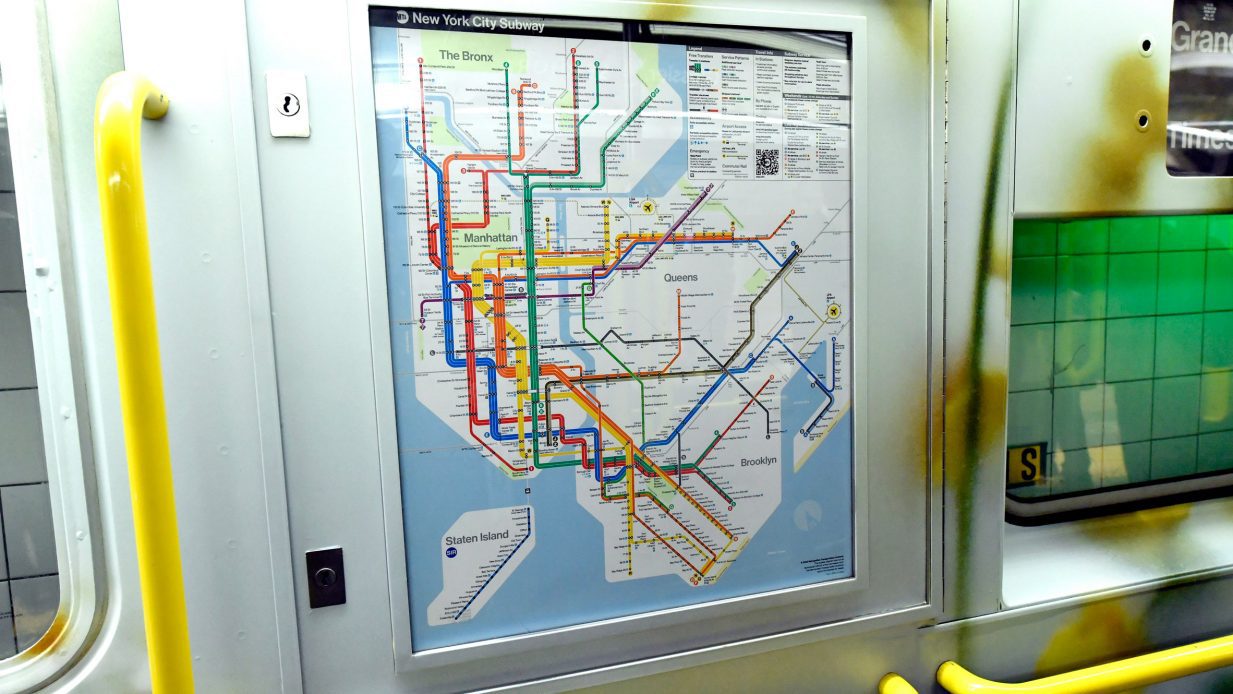 New York City releases first new subway map in decades