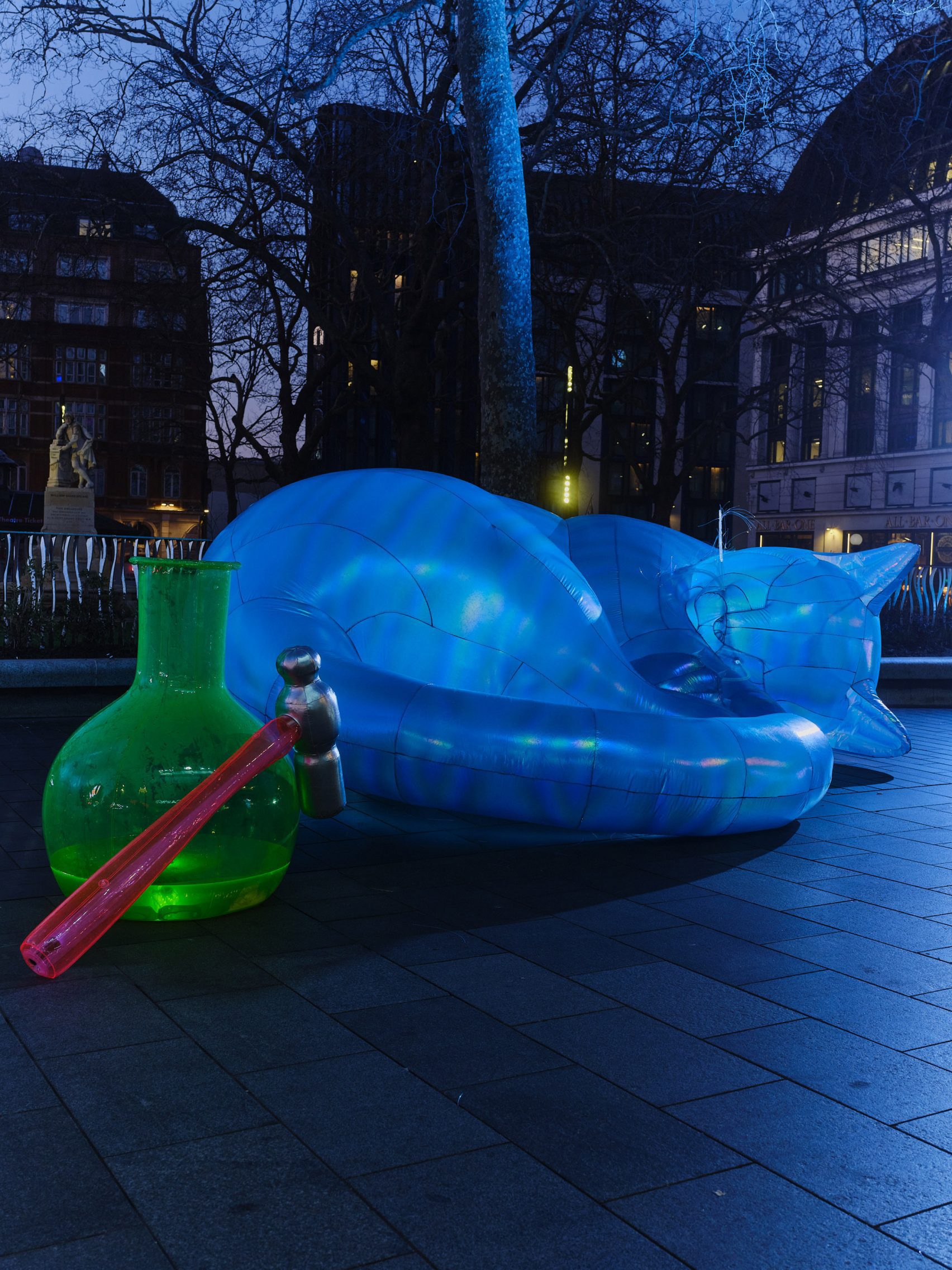 Nelly Ben Hayoun Stépanian Creates Cosmic Playground With Inflatable Cats