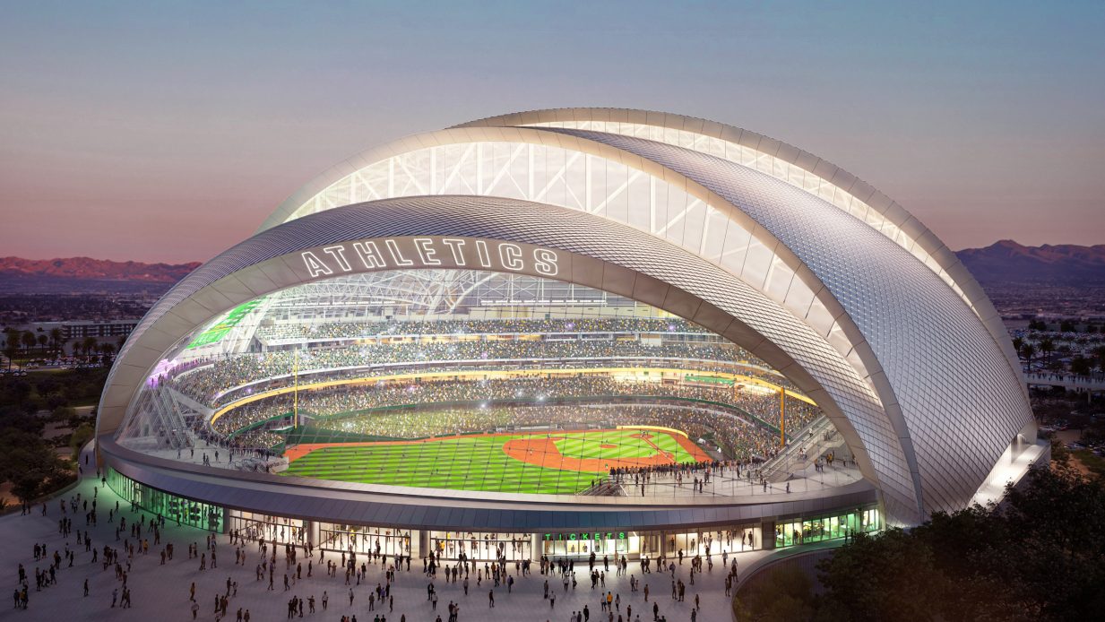 BIG breaks ground on "Armadillo" stadium for the Las Vegas Athletics