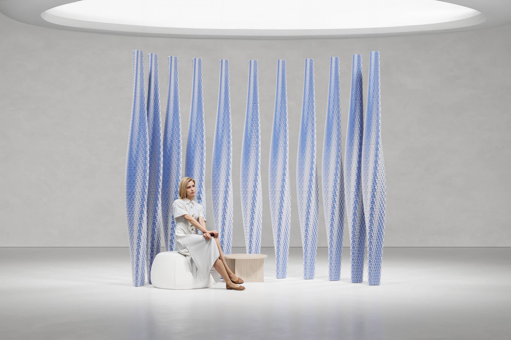 "Ancient cooling techniques" integrated into 3D-printed partitions