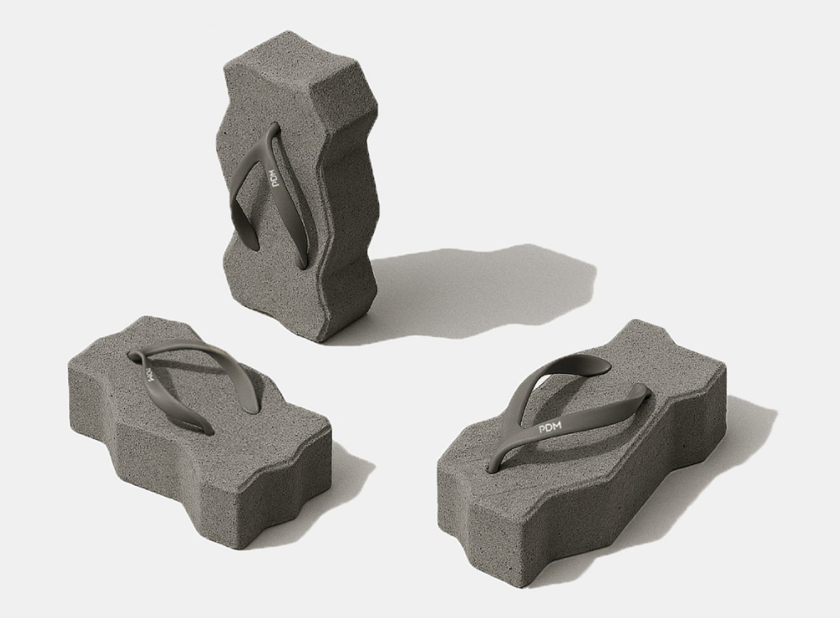 Pdm Designs Paving Stone Flip Flops To Surprise And Delight