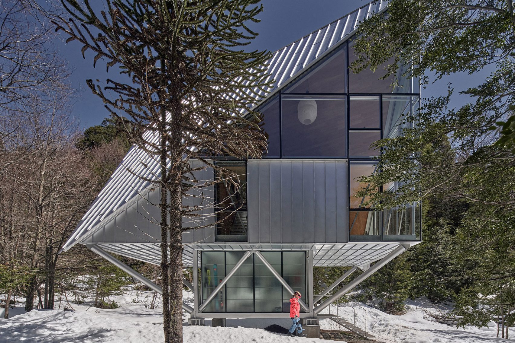 Max Núñez Architects Lift Metal Houses en una ladera en Chile – Estudio ...