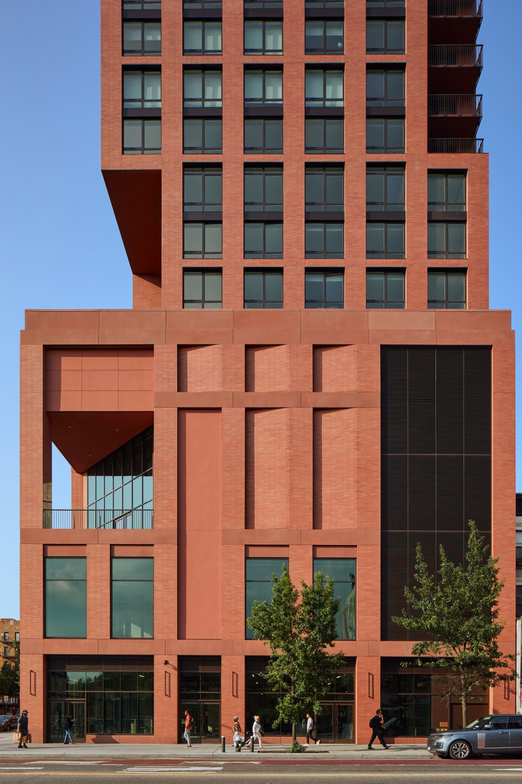 Frida Escobedo Studio and Handel Architects full brick tower in Harlem ...