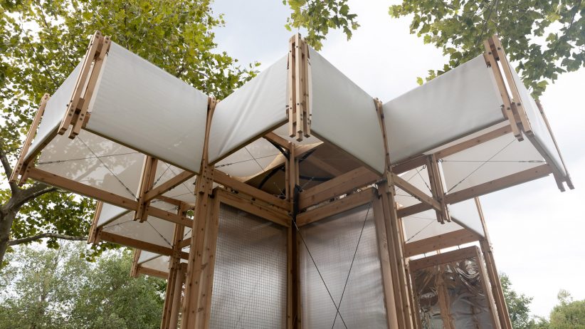 Henning Larsen pavilion uses "outdoor cooling" to provide relief from heat