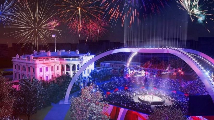 Dezeen Agenda features UFC's plans for arena on White House lawn