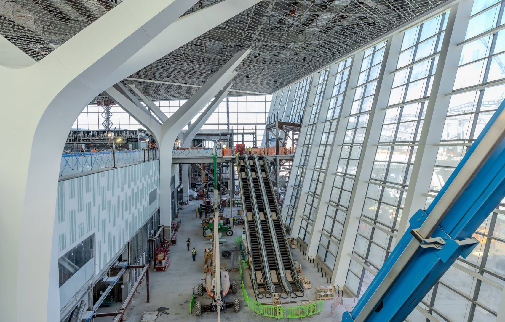Photos reveal progress on largest terminal at John F Kennedy airport ...
