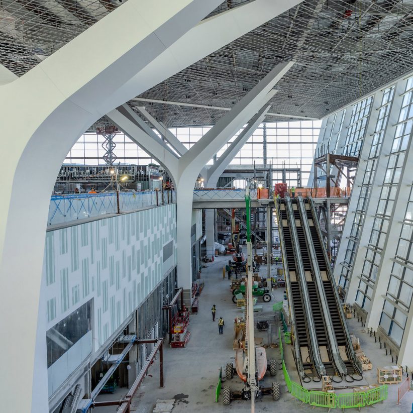 Photos reveal progress on largest terminal at John F Kennedy airport ...