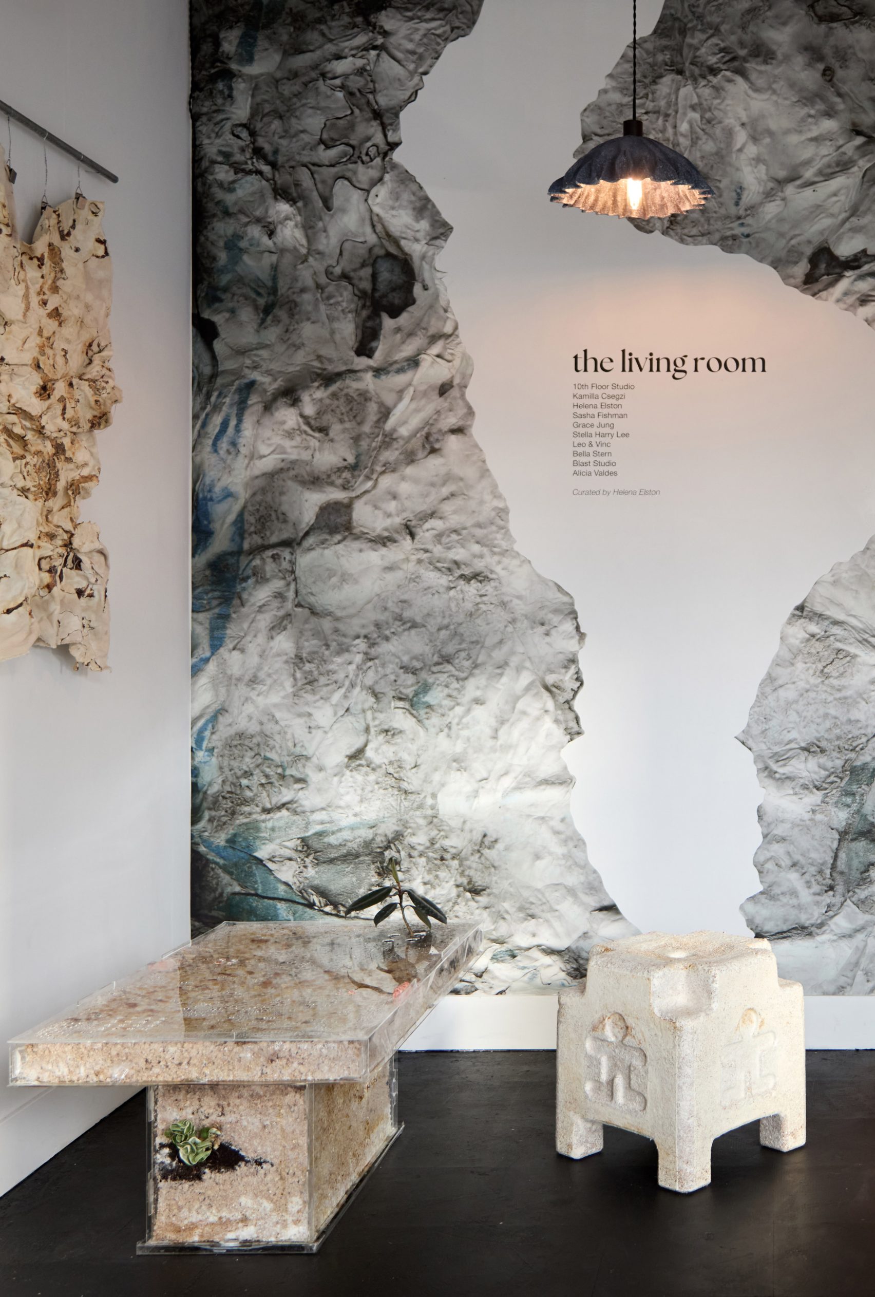 New York exhibition "reimagines the home" using biomaterial furniture