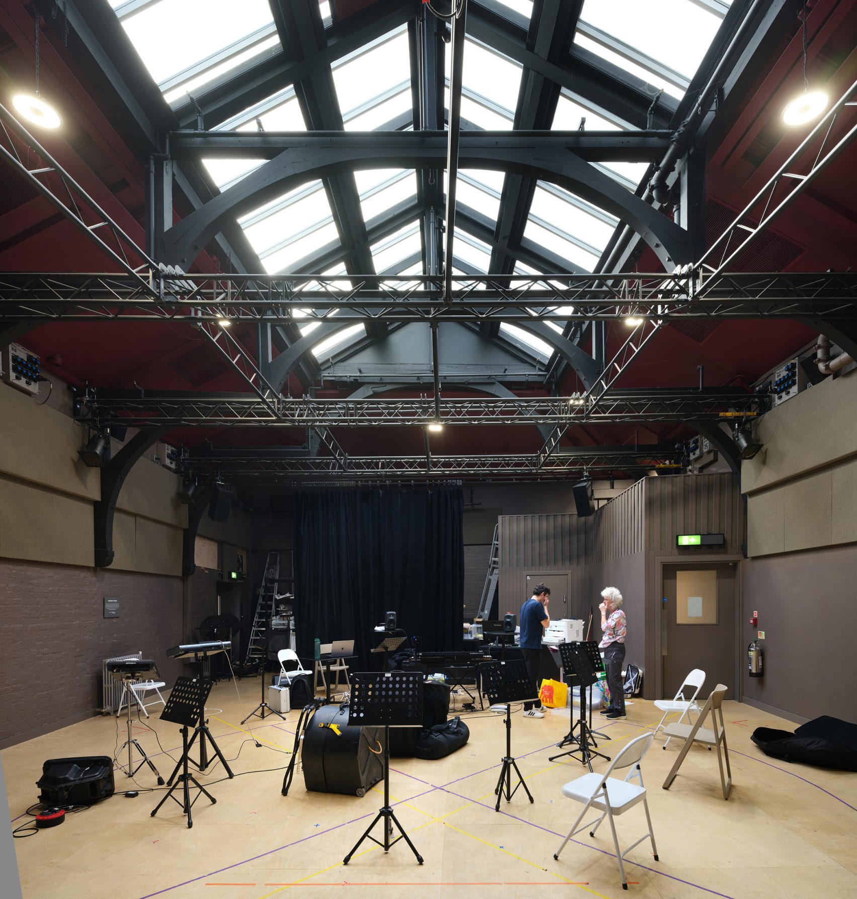 Haworth Tompkins clads The Old Vic extension in recycled spotlights