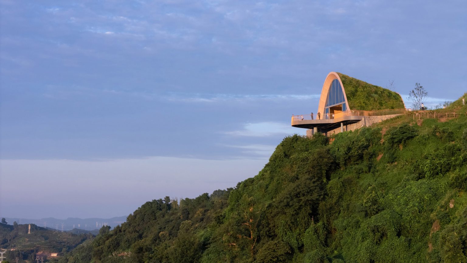 MVRDV crafts hill-shaped Pujiang Platform in Chengdu from timber
