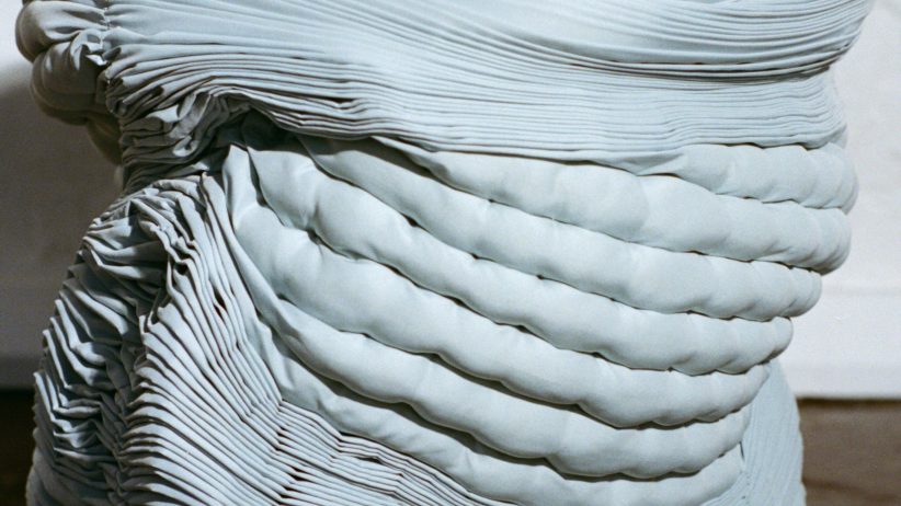 Tessa Silva's bulging creations are made by inflating smocked fabric