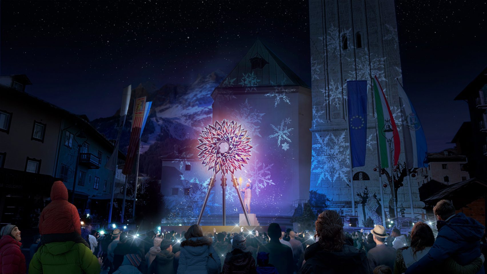 Duo of expanding Winter Olympic cauldrons revealed