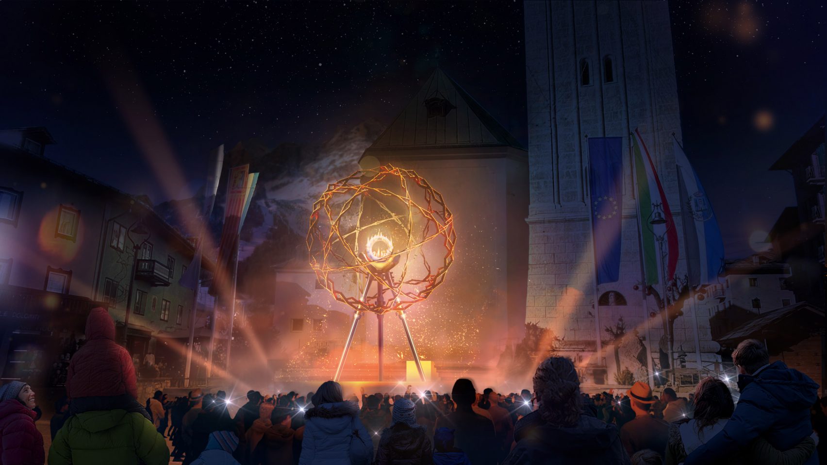 Duo of expanding Winter Olympic cauldrons revealed