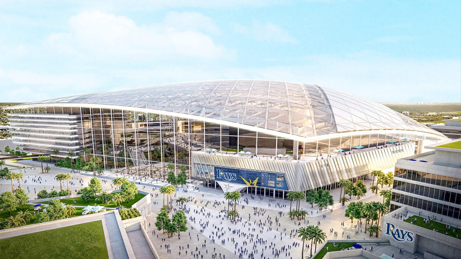 Tampa Bay Rays release early renderings of proposed stadium
