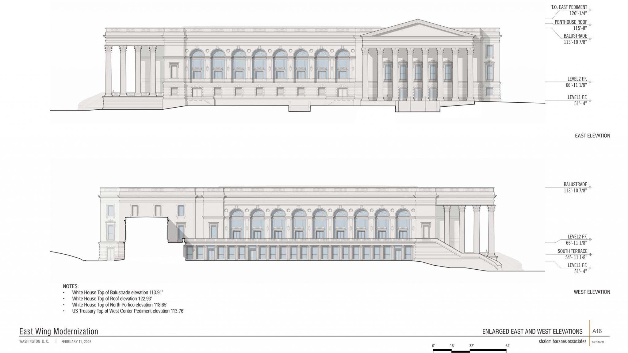 Detailed drawings of White House ballroom released
