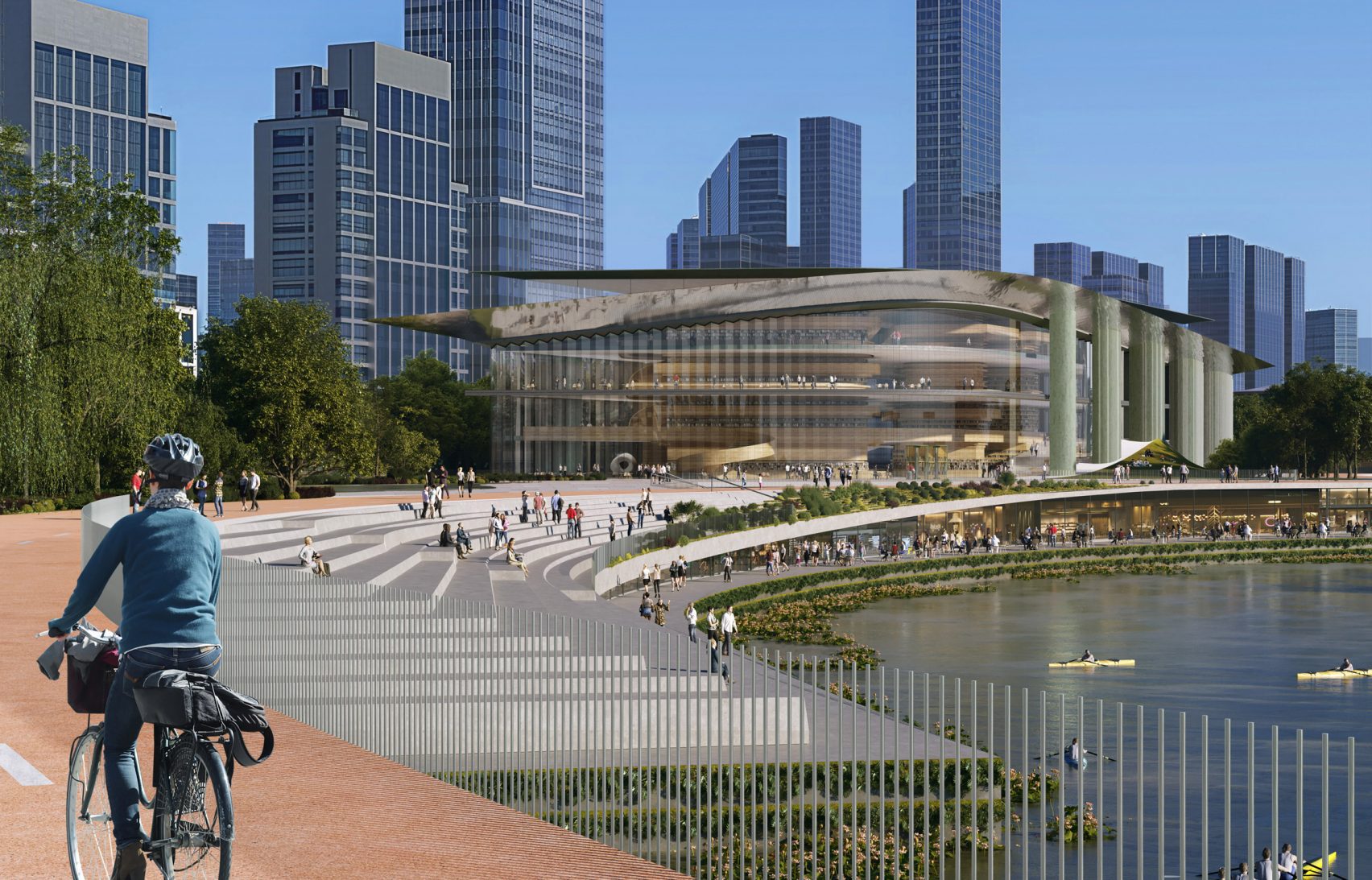 Zaha Hadid Architects designs district on Hangzhou waterfront