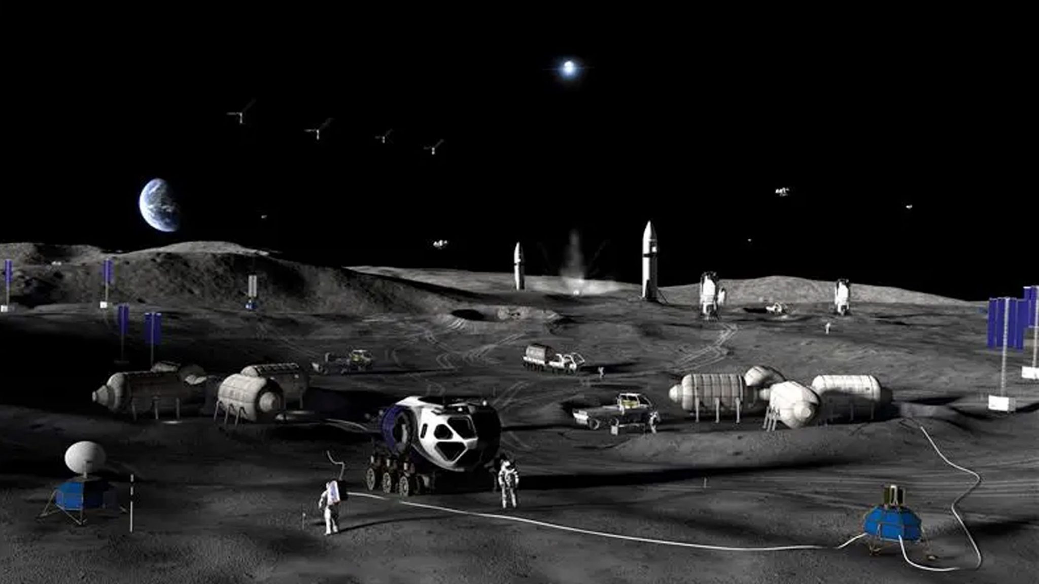 NASA says "working on the moon will become reality" after 2032