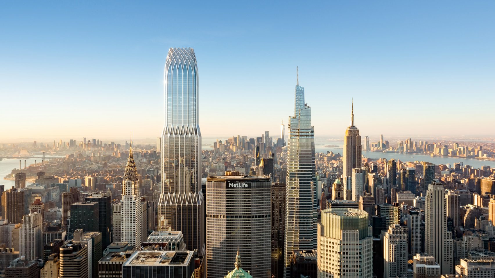 SOM supertall skyscraper next to Grand Central advances