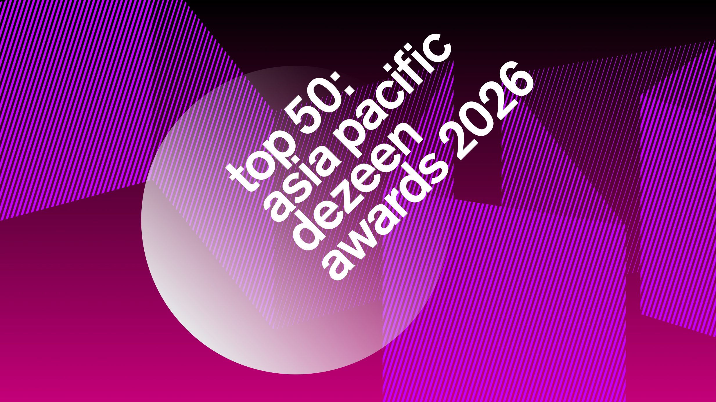 Dezeen Awards 2026 celebrates Asia Pacific Regional Showcases