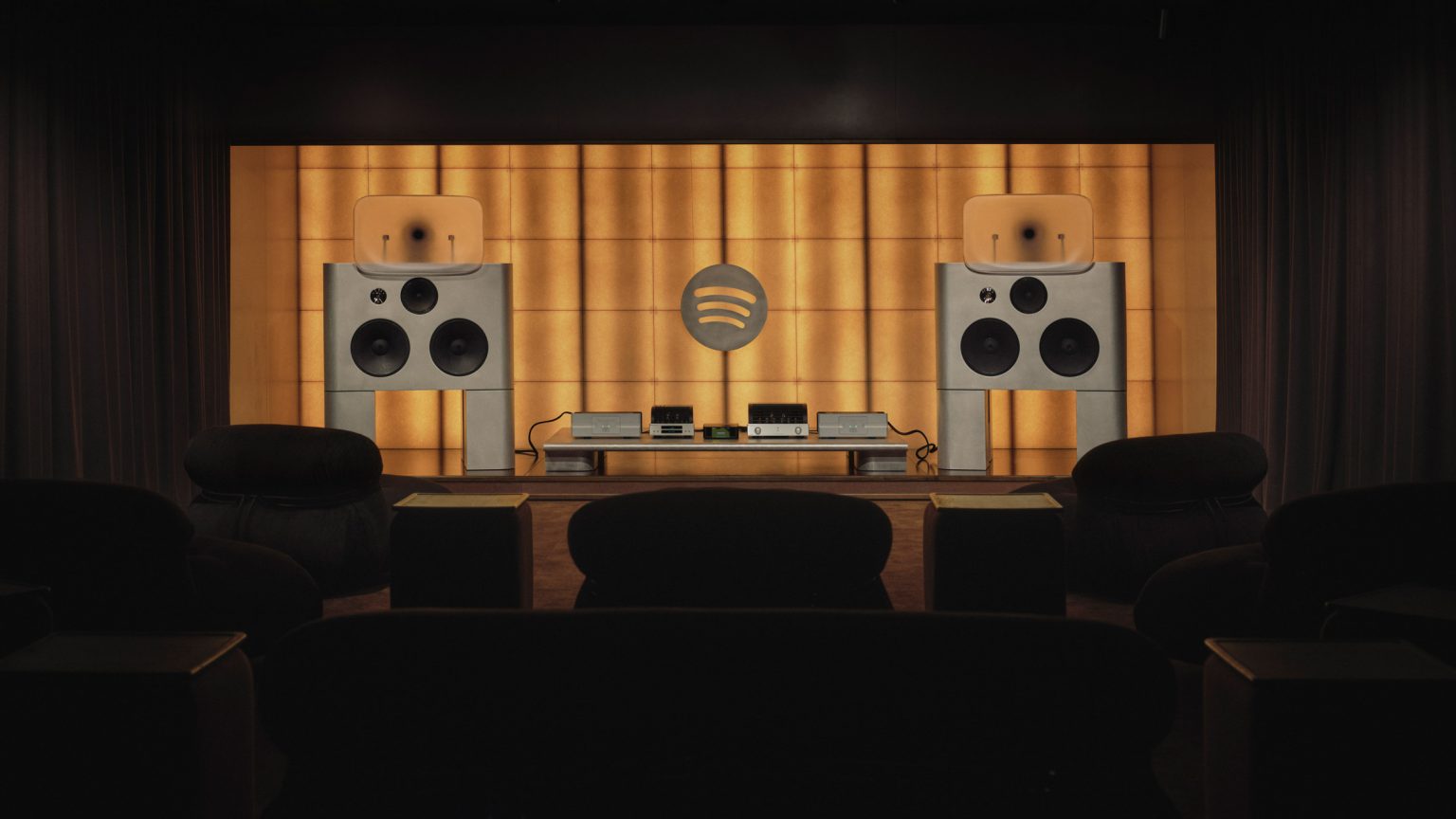 "Technology and craftsmanship align" at Spotify's listening room