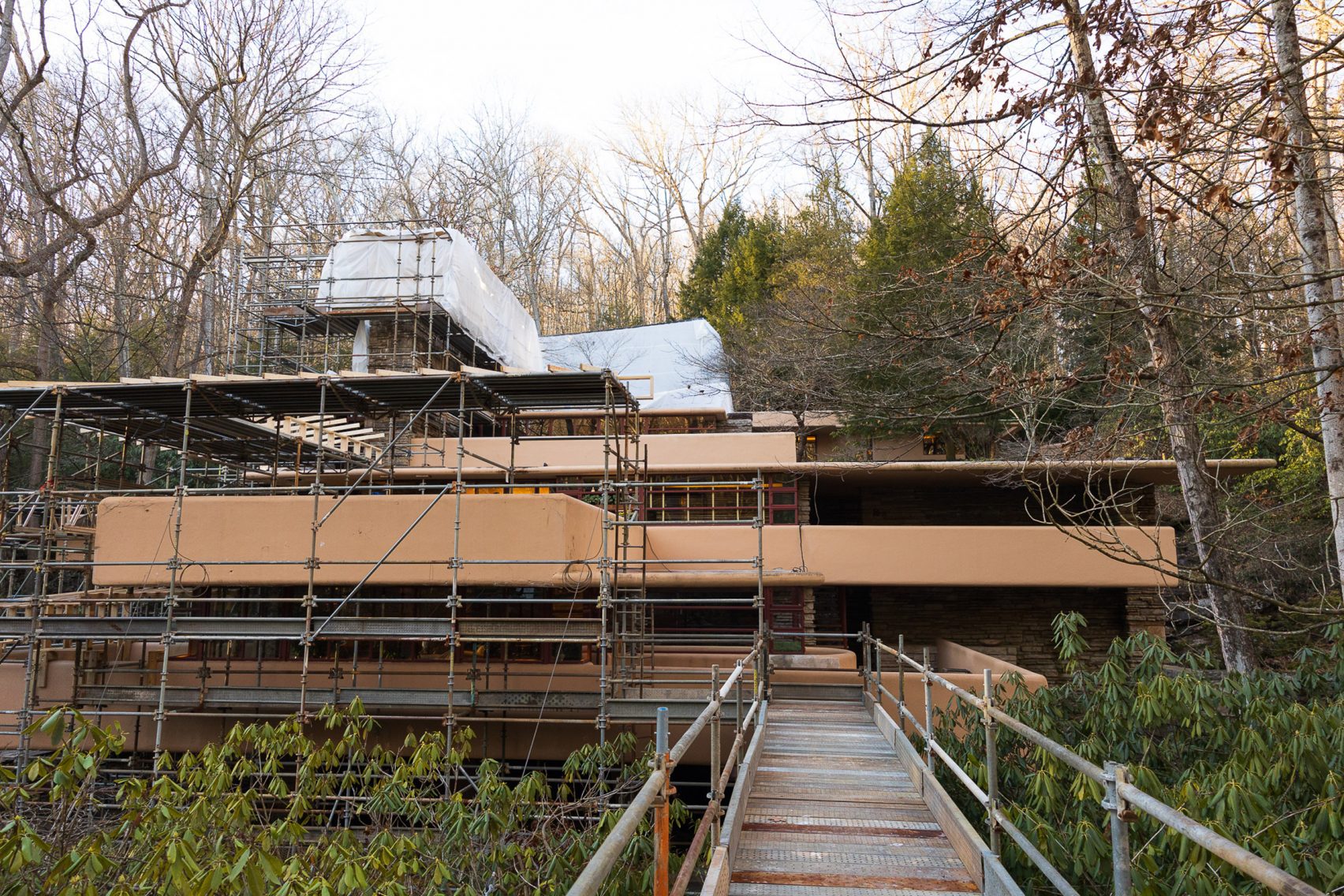 Major conservation completes at Frank Lloyd Wright's Fallingwater
