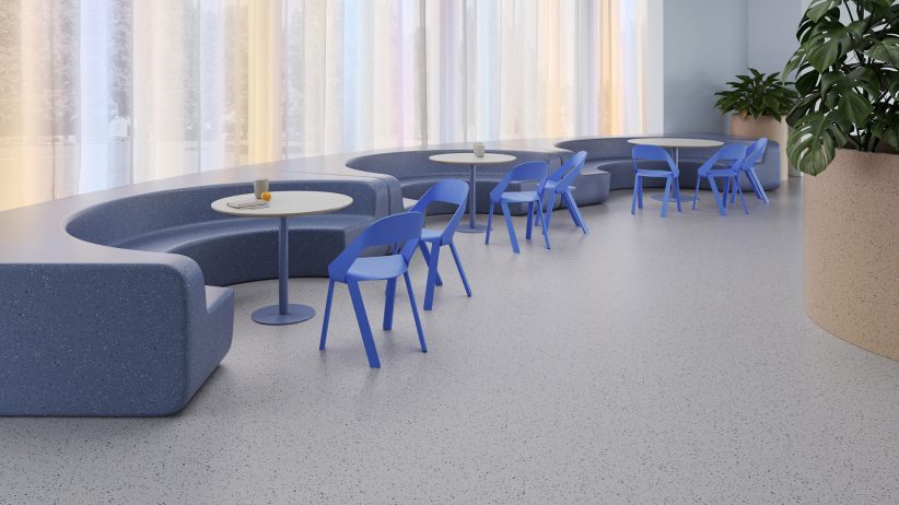 Tarkett launches terrazzo-like iQ Motion vinyl flooring range