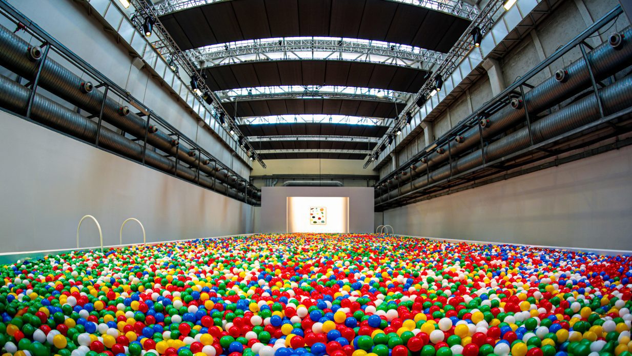 McDonald's creates colourful ball pit for Milan design week debut