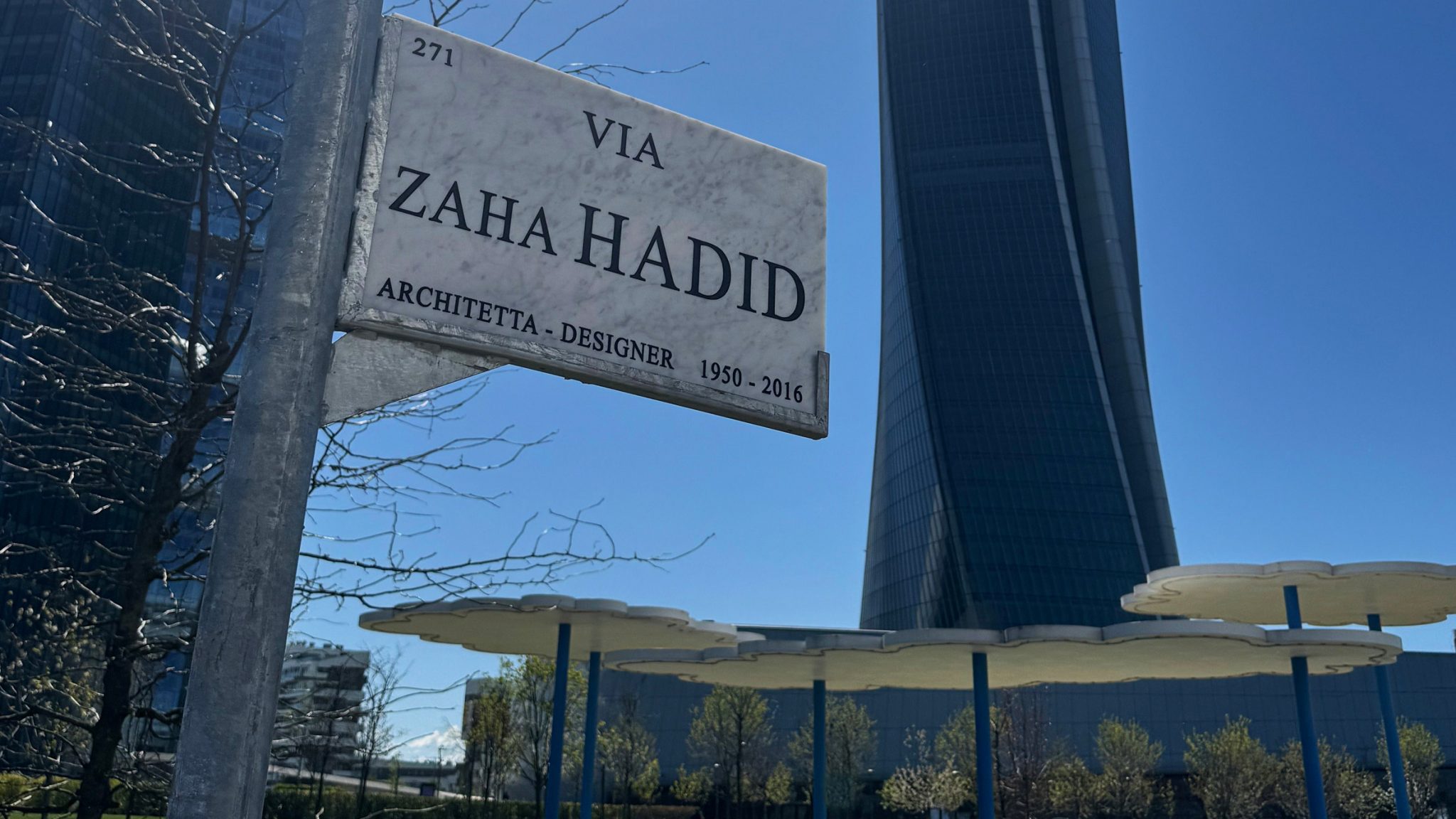 Milan names street after Zaha Hadid