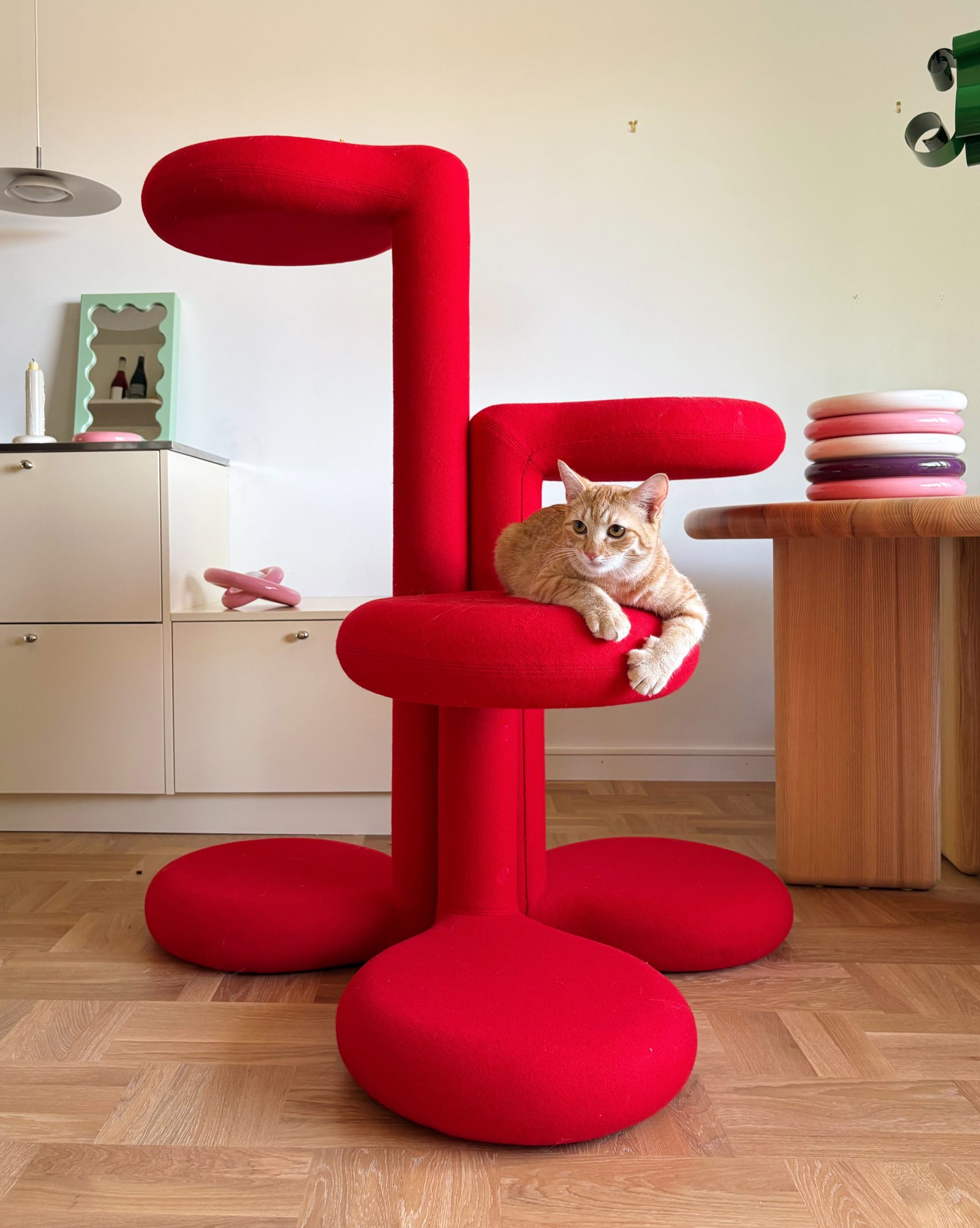 Gustaf Westman designs sculptural alternative to "ugly cat trees"