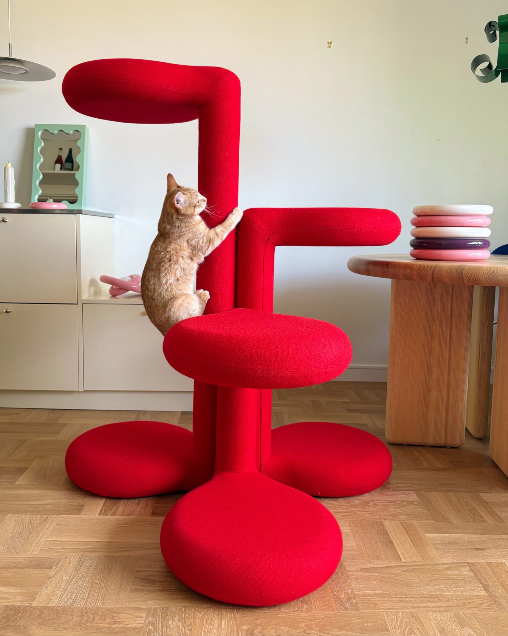 Gustaf Westman designs sculptural alternative to "ugly cat trees"