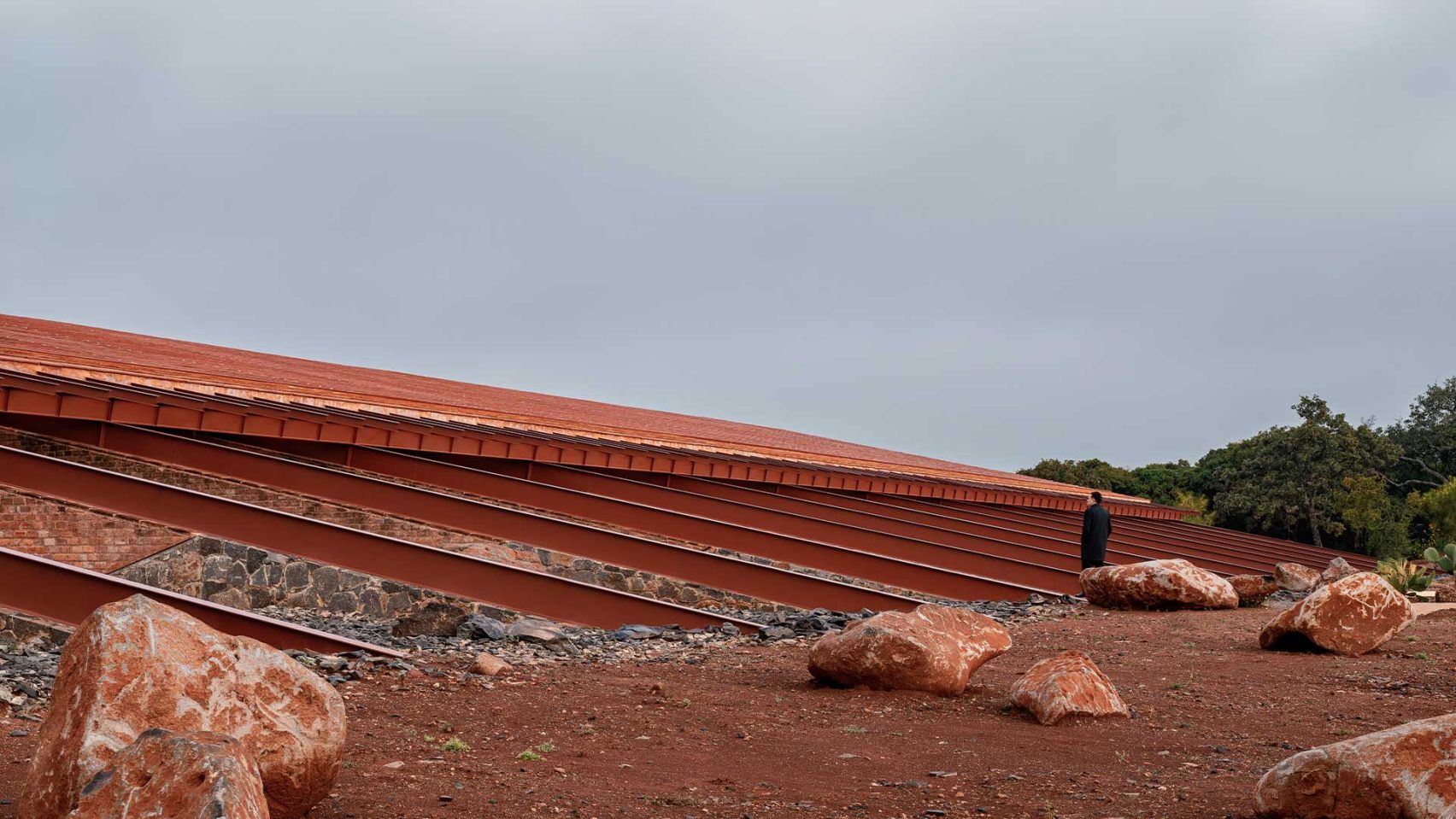 Temple built from six million reused tiles wins Brick Award 2026