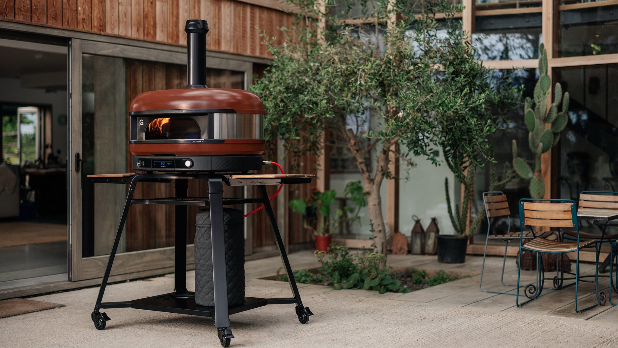Dome XL (Gen 2) pizza oven in Black Orange by Tonester and Gozney