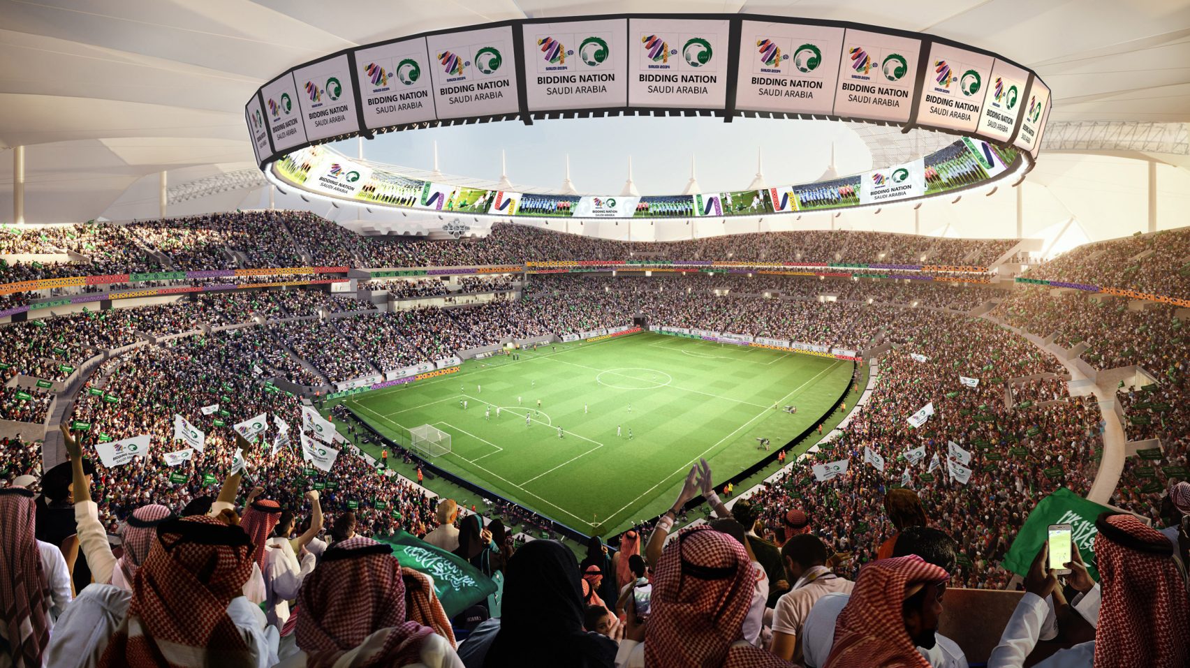 Populous to preserve "iconic silhouette" of Riyadh stadium