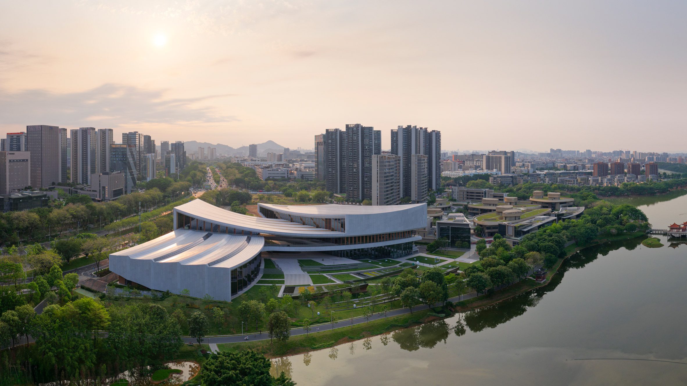 ZHA designs Songshan Lake Exhibition and Performance Center